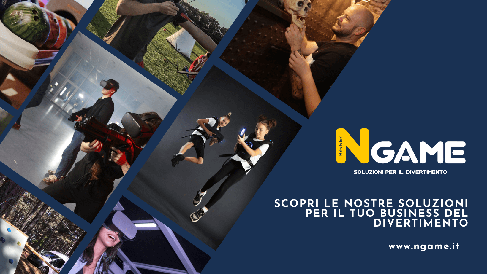 Vendita Attrazioni e Progettazione Centri Divertimento - Ngame